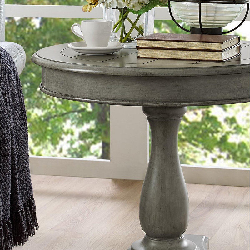 Fleur De Lis Living Annable Pedestal End Table & Reviews | Wayfair